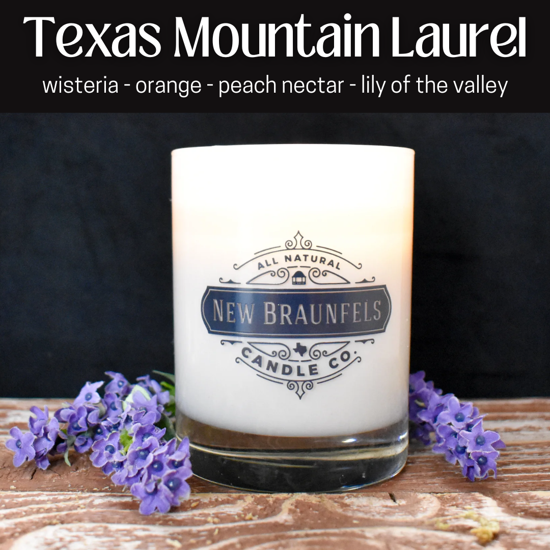Texas Mountain Laurel Candle | New Braunfels Candle Company